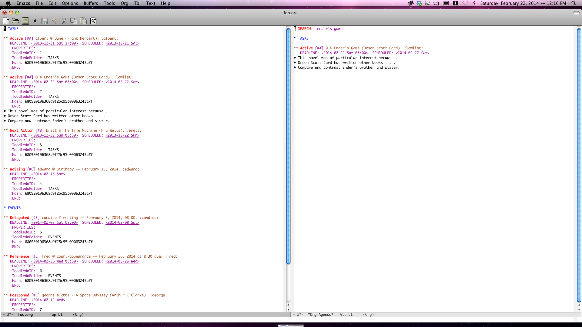 How To View The Taken Notes In A New Buffer In Emacs Org Mode Stack Overflow 
