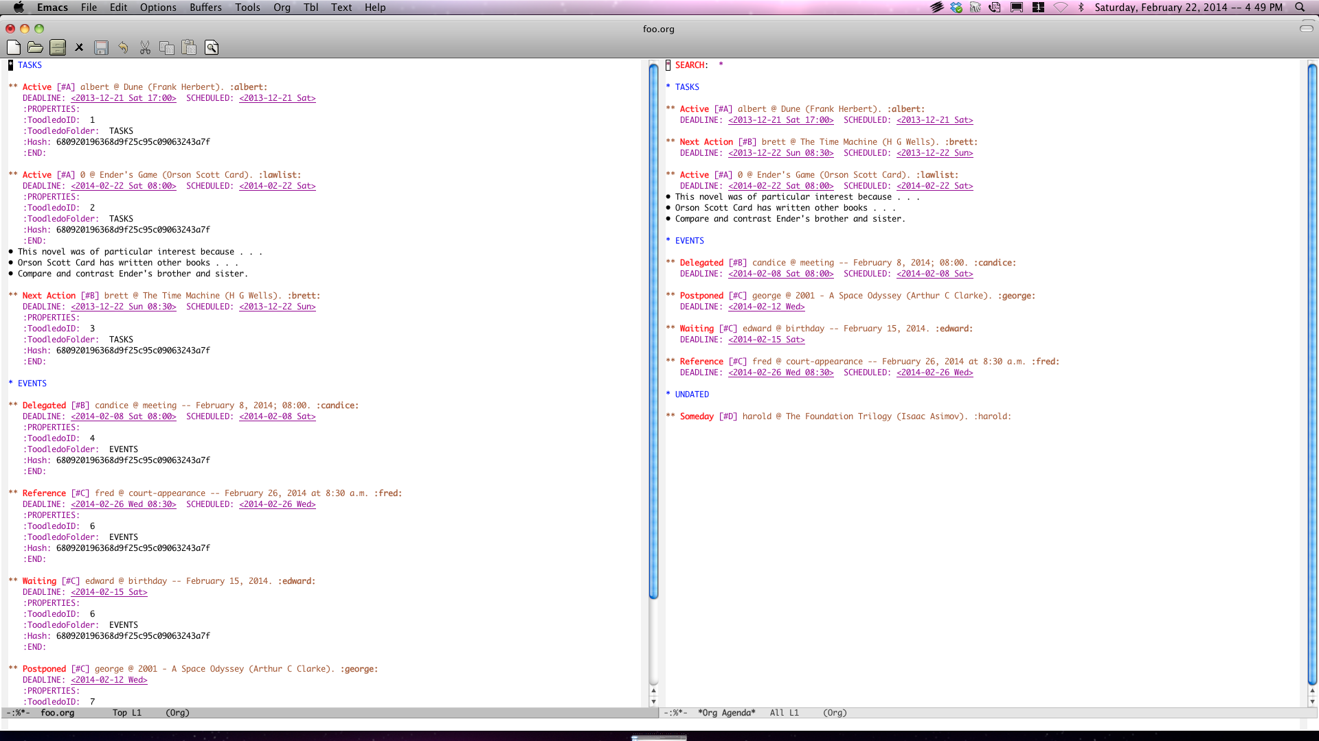 How To View The Taken Notes In A New Buffer In Emacs Org Mode Stack Overflow