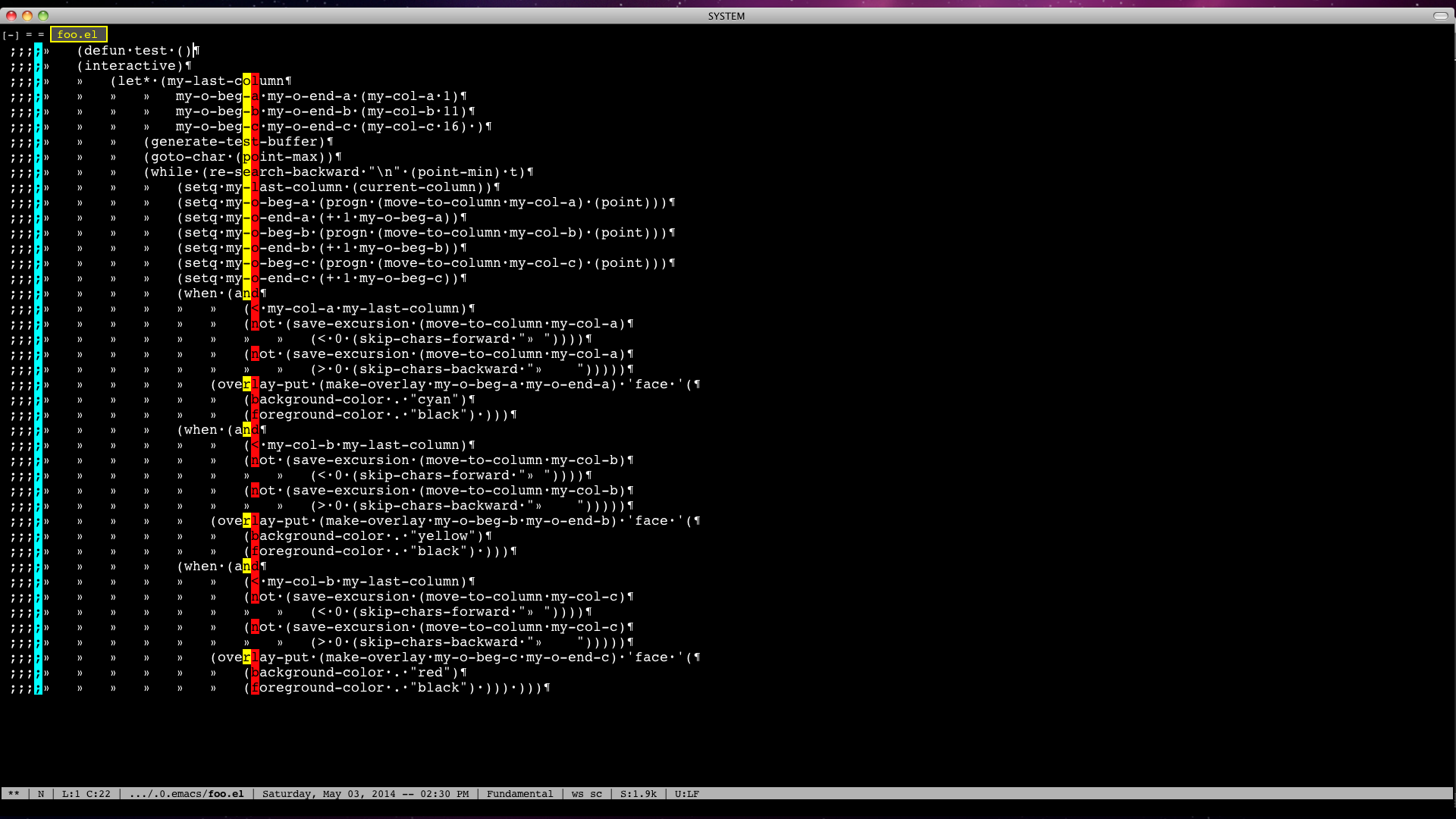 Elisp Emacs Debugging An Overlay In Conjunction With Syntax Skipping Stack Overflow